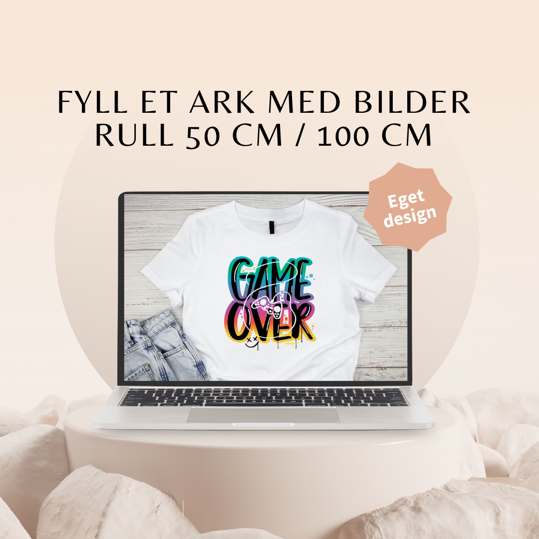 Eget DTF transfermerke - ARK/RULL – Kreativshop